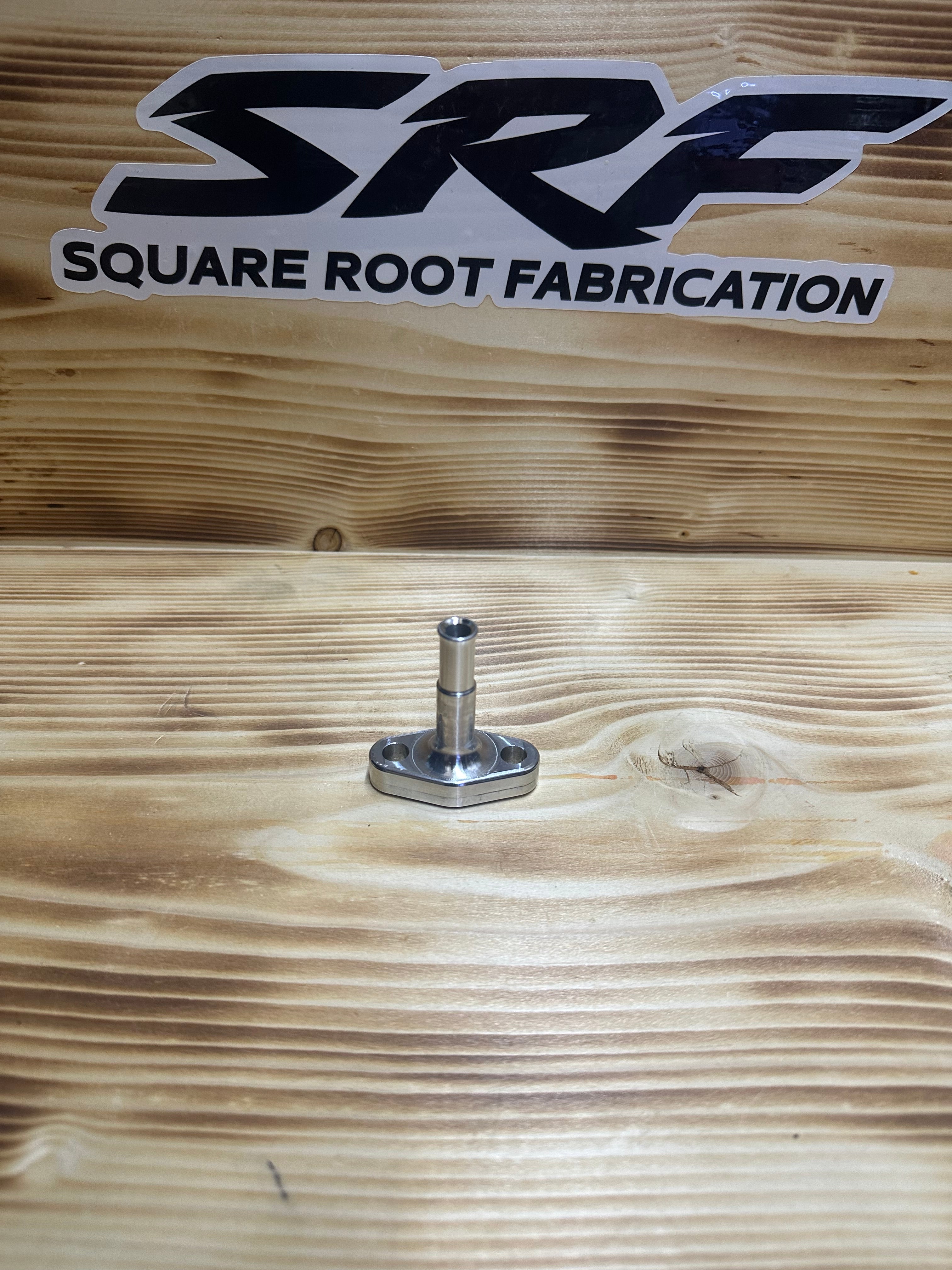 L5p turbo coolant fitting – Square Root Fab